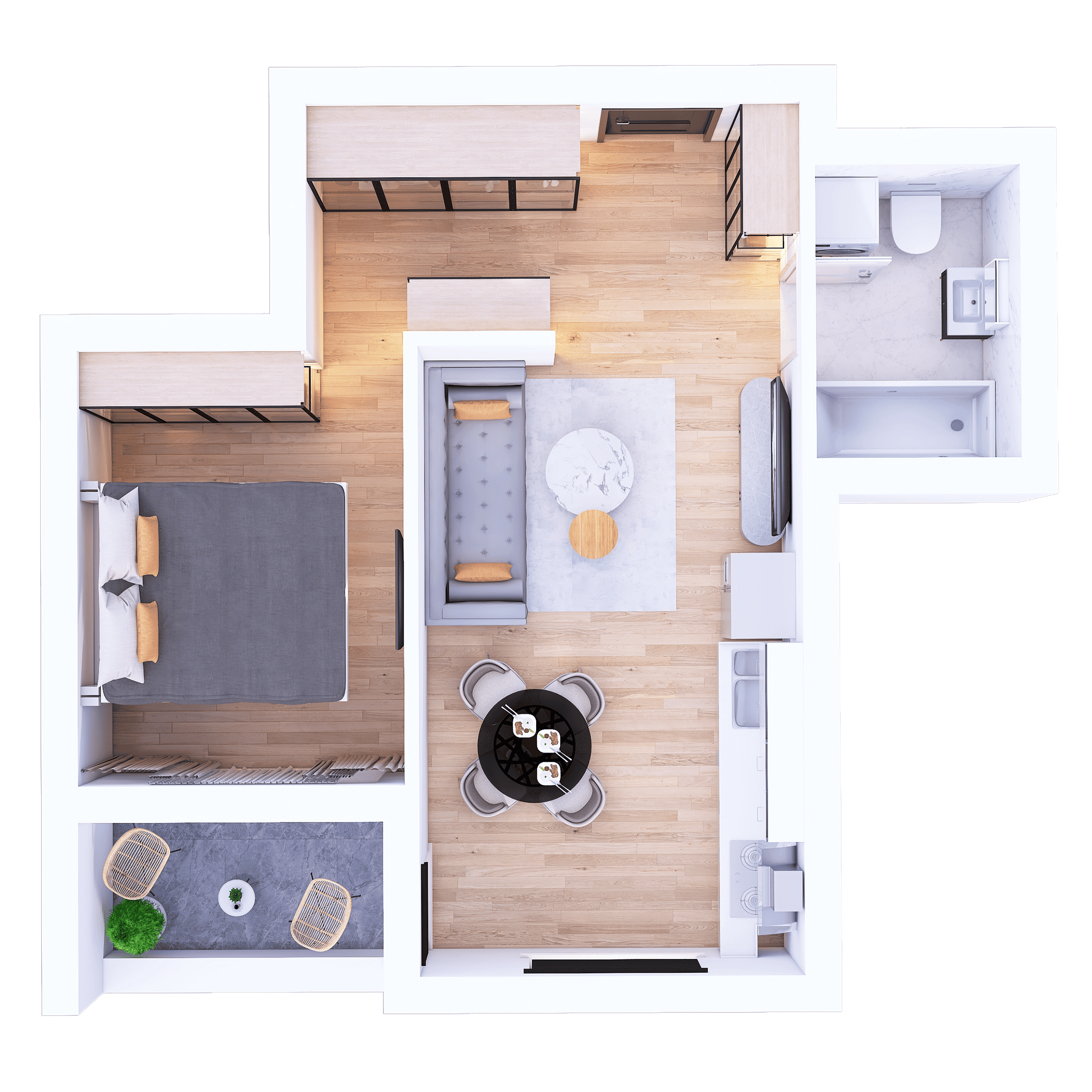 Apartament o cameră in Constanța | Maurer Residence